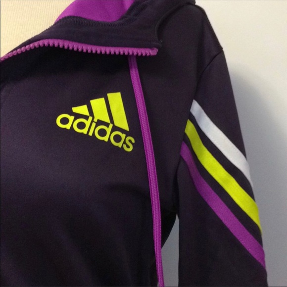 adidas | Jackets & Coats | Dark Purple Adidas Jacket | Poshmark